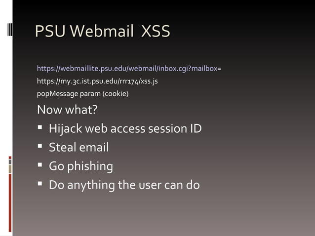 Intro to Web Application Security | PPT