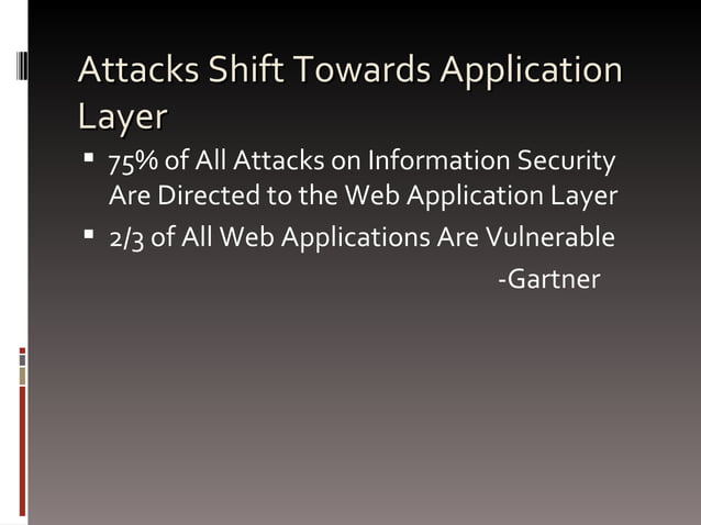 Intro to Web Application Security | PPT