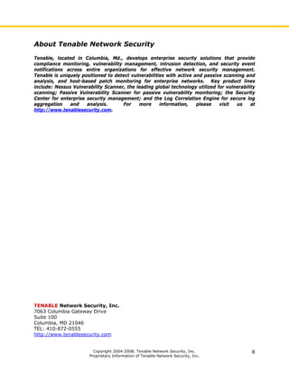 Web App Sec Nessus | PDF