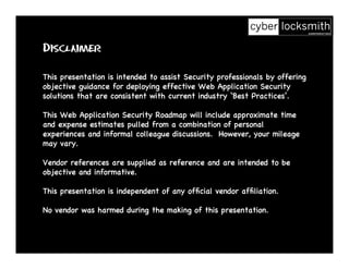 Web App Sec Roadmap | PDF