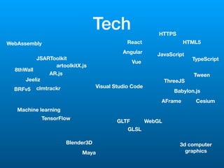 Augmented reality in the browser (WebAR) an overview | PPT