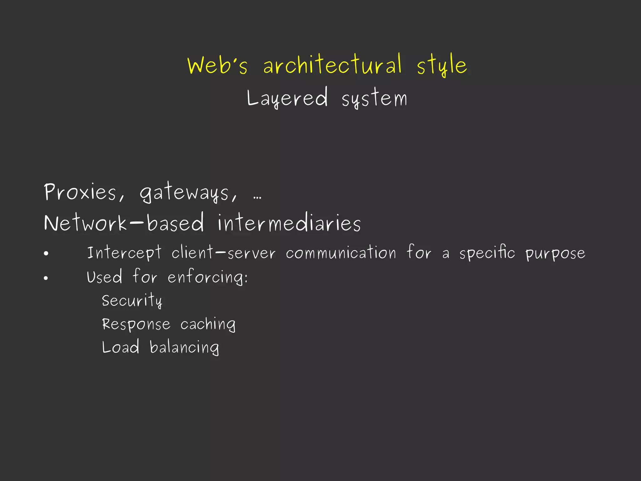 What's the origin of REST architectural style? | PPT