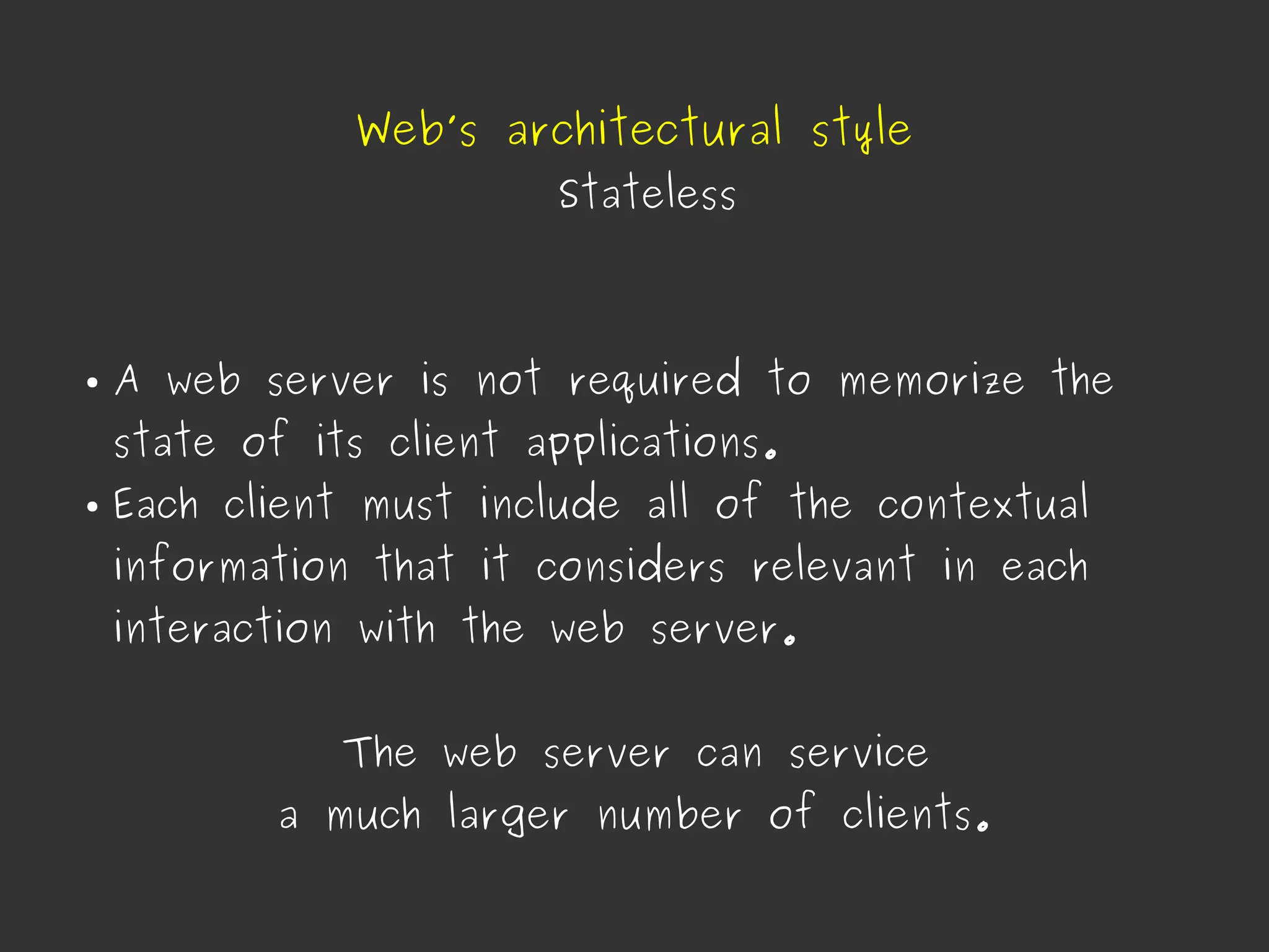 What's the origin of REST architectural style? | PPT