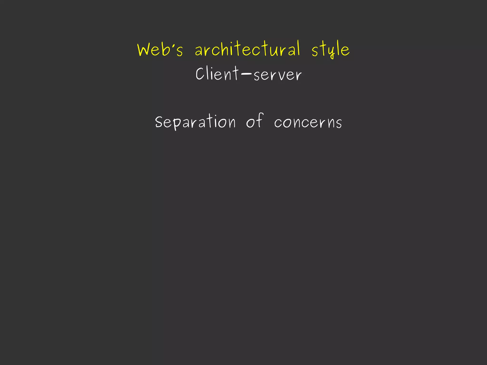 What's the origin of REST architectural style? | PPT