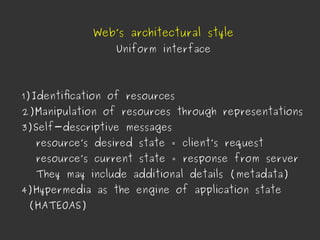 What's the origin of REST architectural style? | PPT