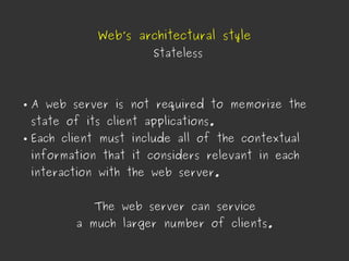 What's the origin of REST architectural style? | PPT