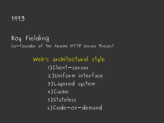 What's the origin of REST architectural style? | PPT