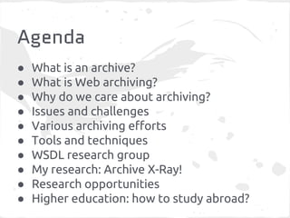 Web Archiving: A Brief Introduction | PDF | Web Design and HTML | Internet