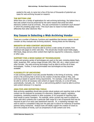 Web Archiving Whitepaper | PDF