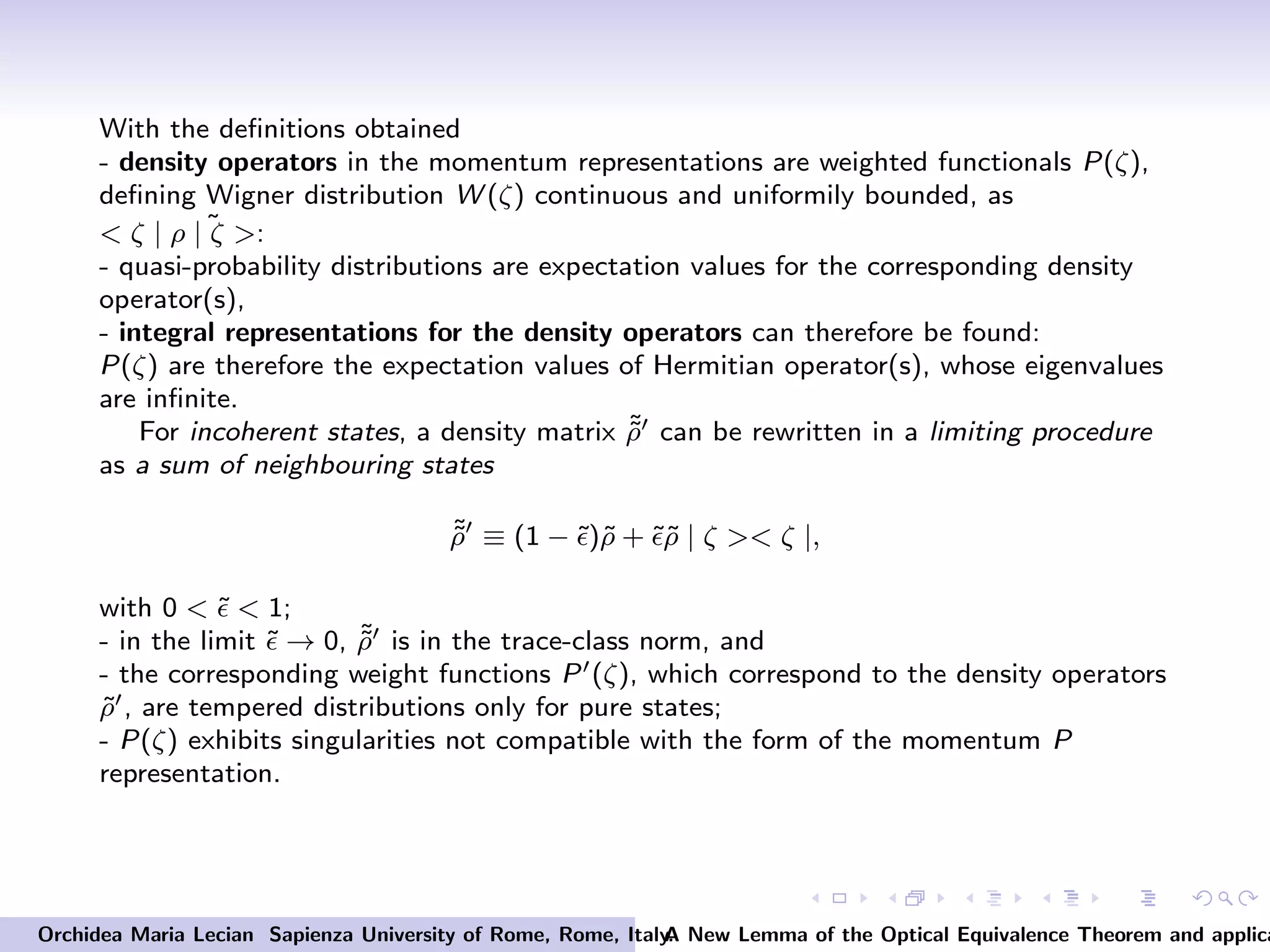 A New Lemma of the Optical Equivalence Theorem and applications in optomechanical systems | PDF