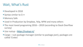 Web assembly - Future of the Web | PPTX
