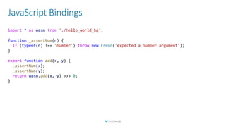 Web assembly - Future of the Web | PPTX
