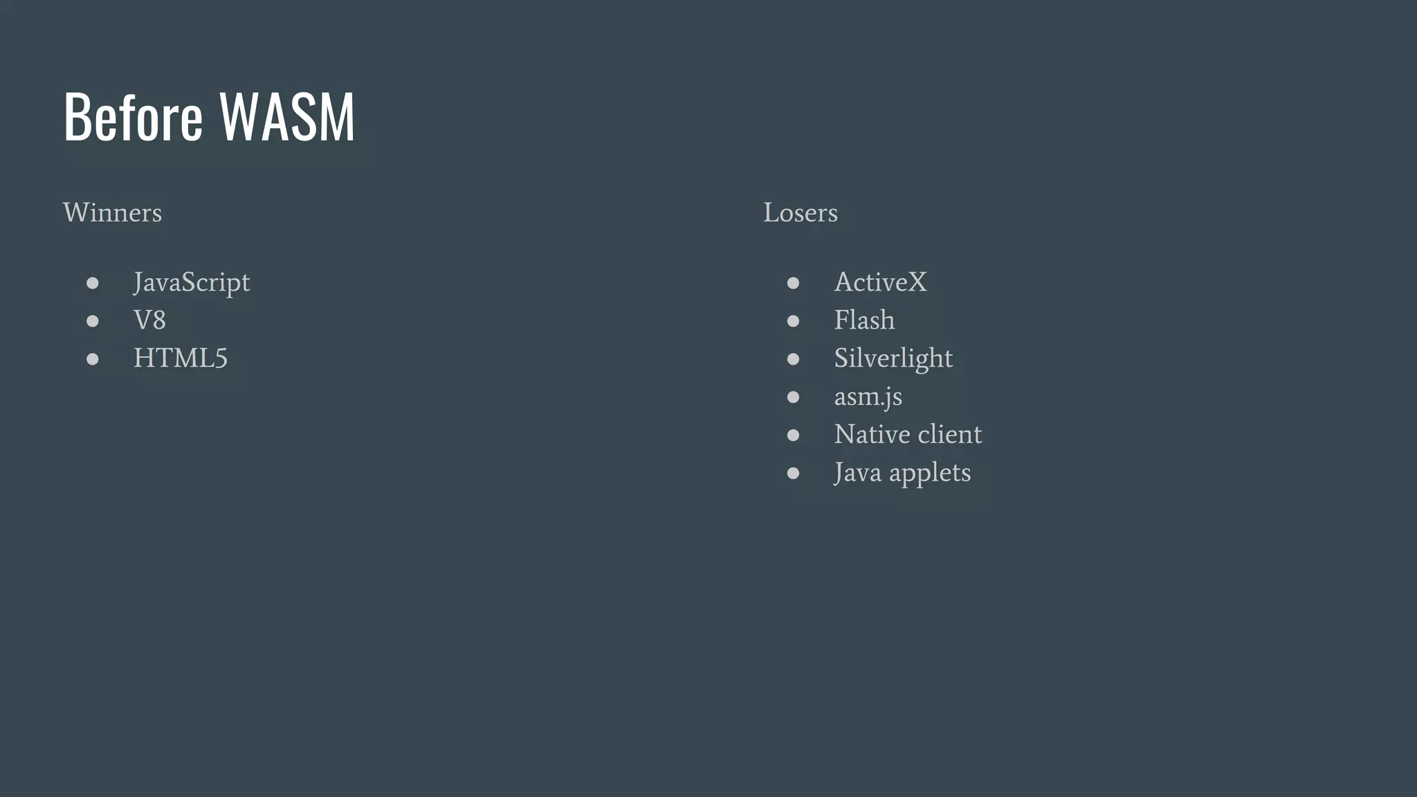 Web assembly: a brief overview | PPTX | Web Development | Internet
