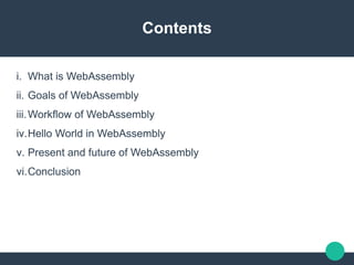 Quick overview of WebAssembly | PPT