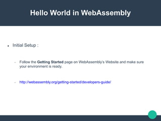 Quick overview of WebAssembly | PPT