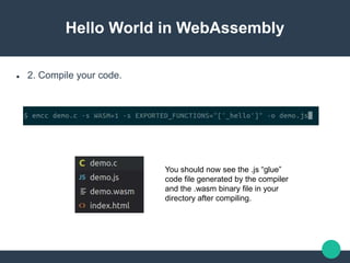 Quick overview of WebAssembly | PPT