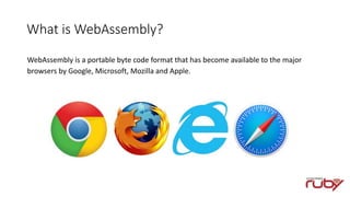 WebAssembly WASM Introduction Presentation | PPTX