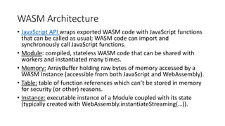 Web assembly with go | PPTX