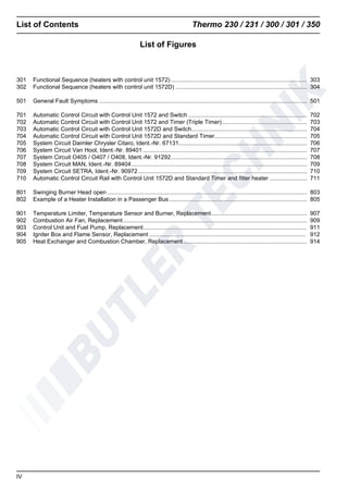 Webasto Thermo 230/300/350 Workshop Manual | PDF