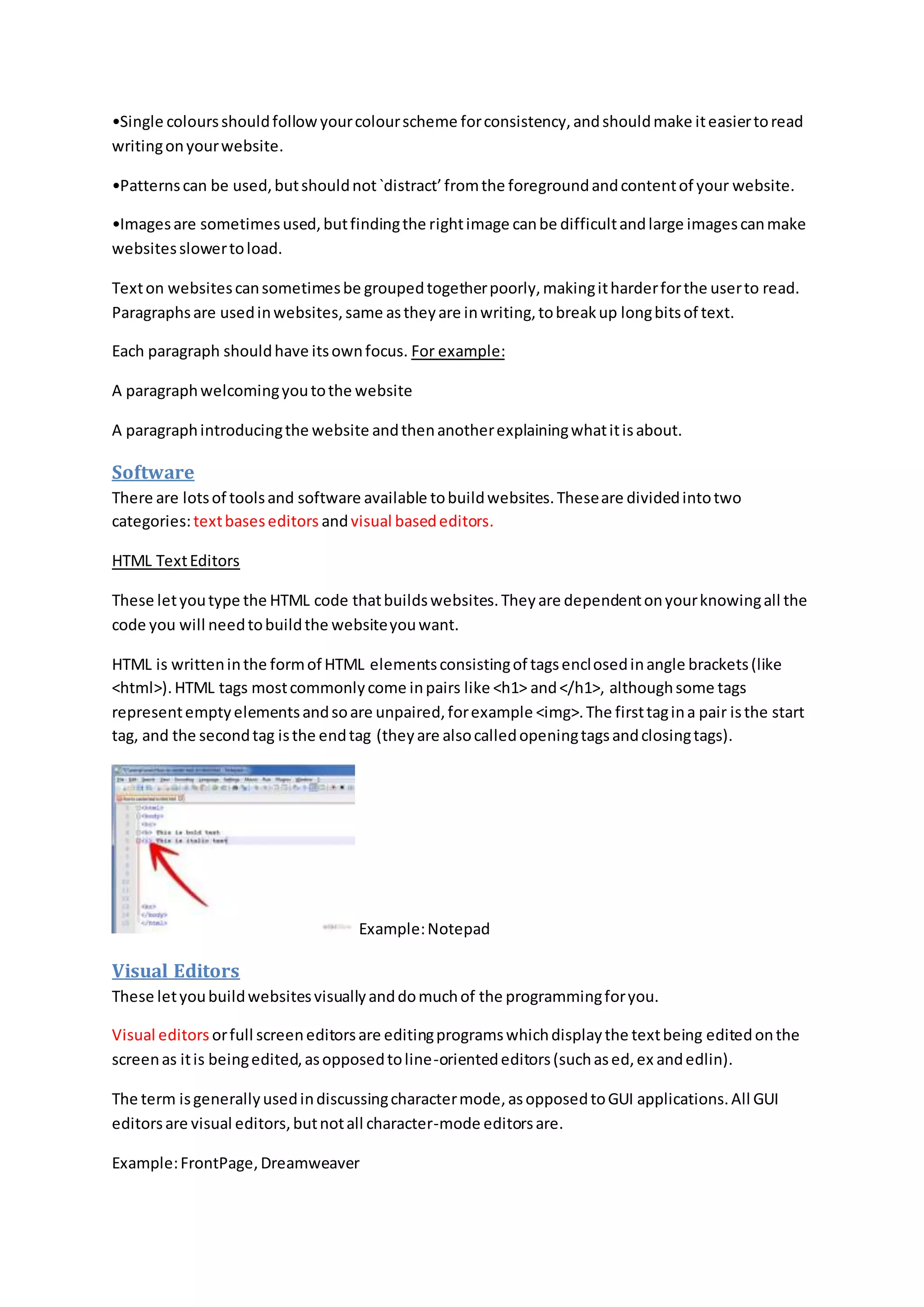 Web authoring a1 | PDF
