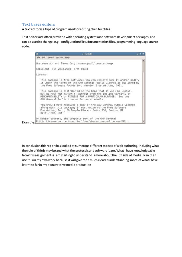 Web authoring a1 | PDF