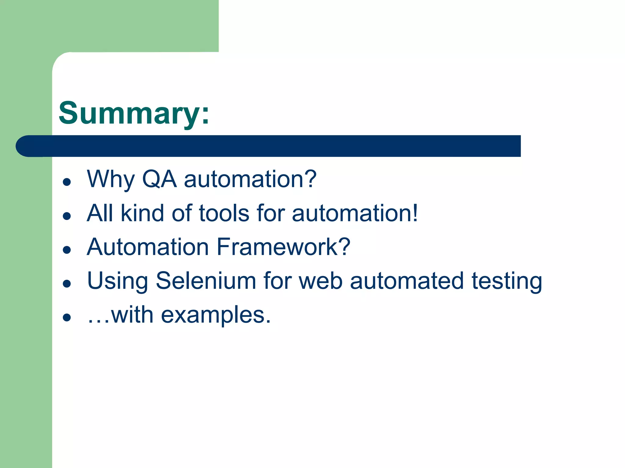 Web Automation Using Seleniumppt Web Development Internet
