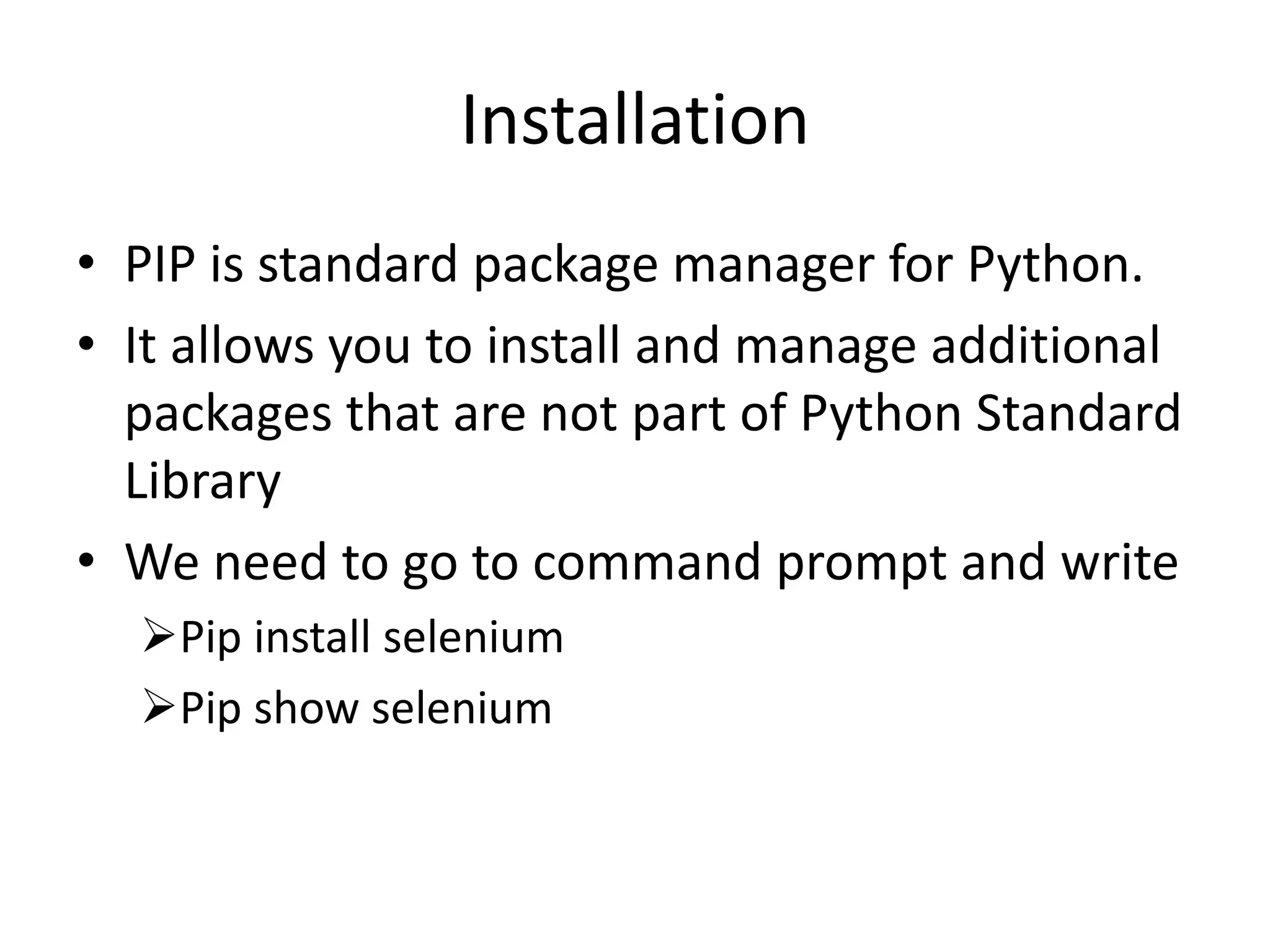Web Automation With Seleniumpptx