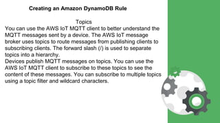 Web + AWS + IoT, how to | PPT