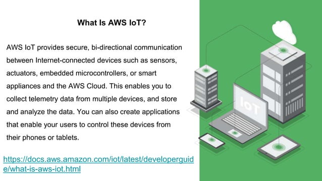 Web + AWS + IoT, how to | PPT