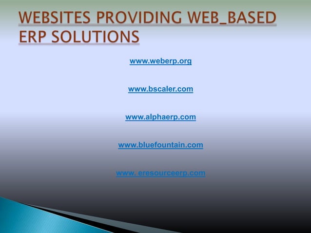 Web Based ERP | PPSX