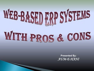 Web Based ERP | PPSX