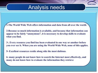 Web based information resources | PPT