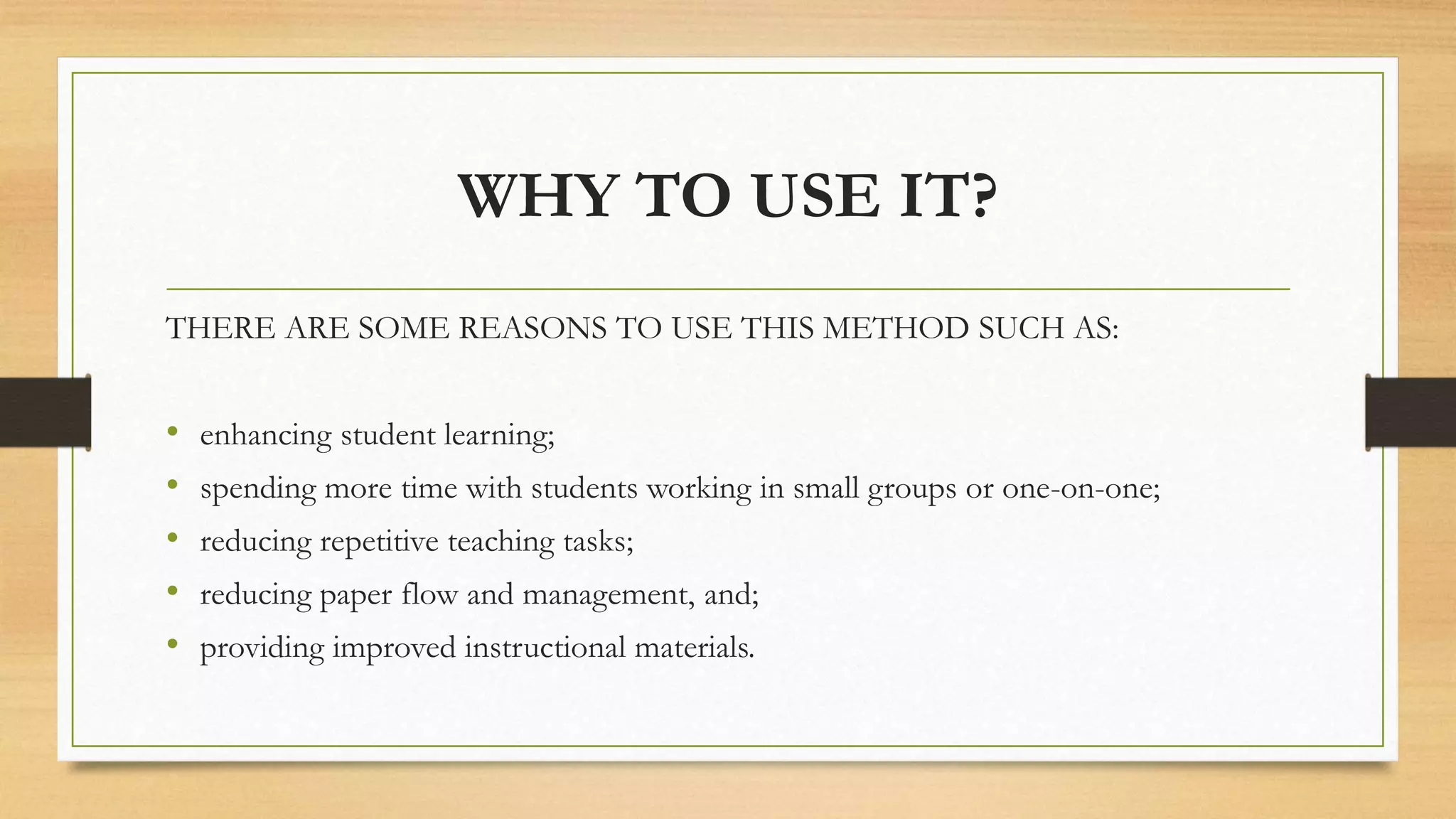 Web based instruction method | PPT