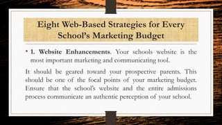 Web based marketing strategies 2 | PPTX