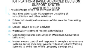 IoT Architecture for Water Resources Industry | PPT