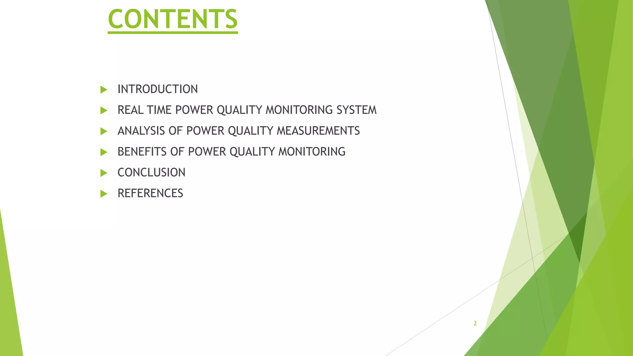 Web Based Power Quality Monitoring System Ppt