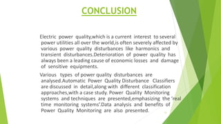 Web based power quality monitoring system | PPTX