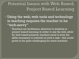 Web based project based learning | PPT
