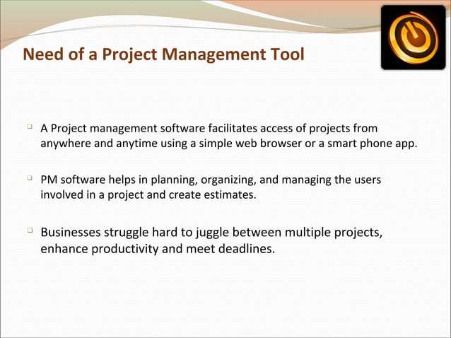 Web Based Project Management Software | PPT