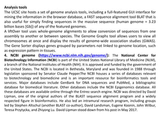 Web based servers and softwares for genome analysis | PPTX