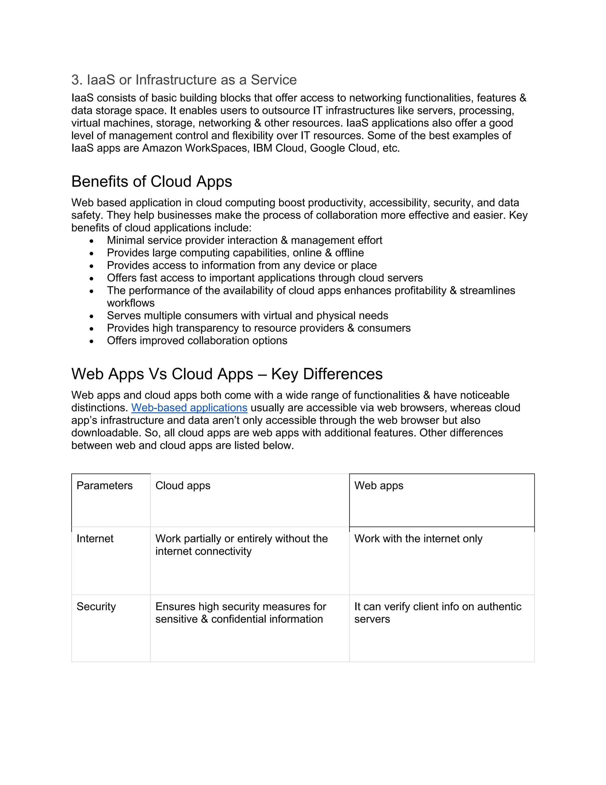 Web Based Vs Cloud Based Apps Complete Comparison (2).pdf | Web Development | Internet