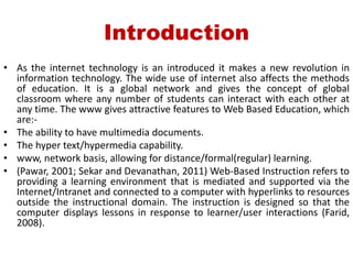 Web base instruction | PPTX