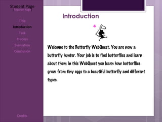 Webb butterflywebquest | PPT