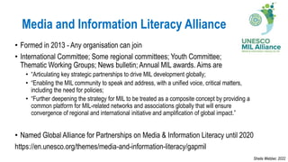 UNESCO - Media and Information Literacy initiatives | PDF