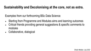 Curriculum, community, context, sustainability: A reflection | PPT