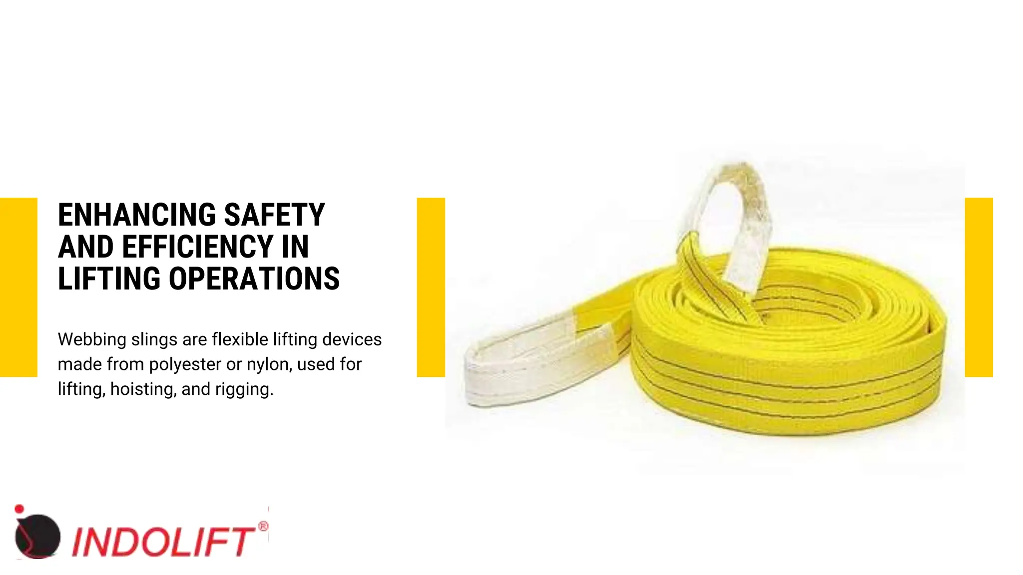 Indolift's High - Quality Webbing Sling | PPT