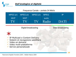 Webbit TV digitale terrestre | PPT
