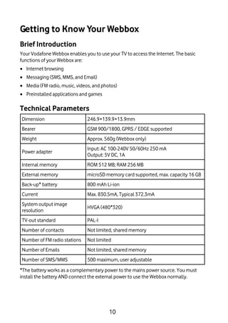 Vodafone Webbox | PDF
