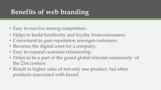 Web branding | PPTX | Internet for Beginners | Internet