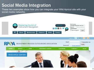 10 Unique Examples of Successful Wild Apricot Websites | PDF | Web ...